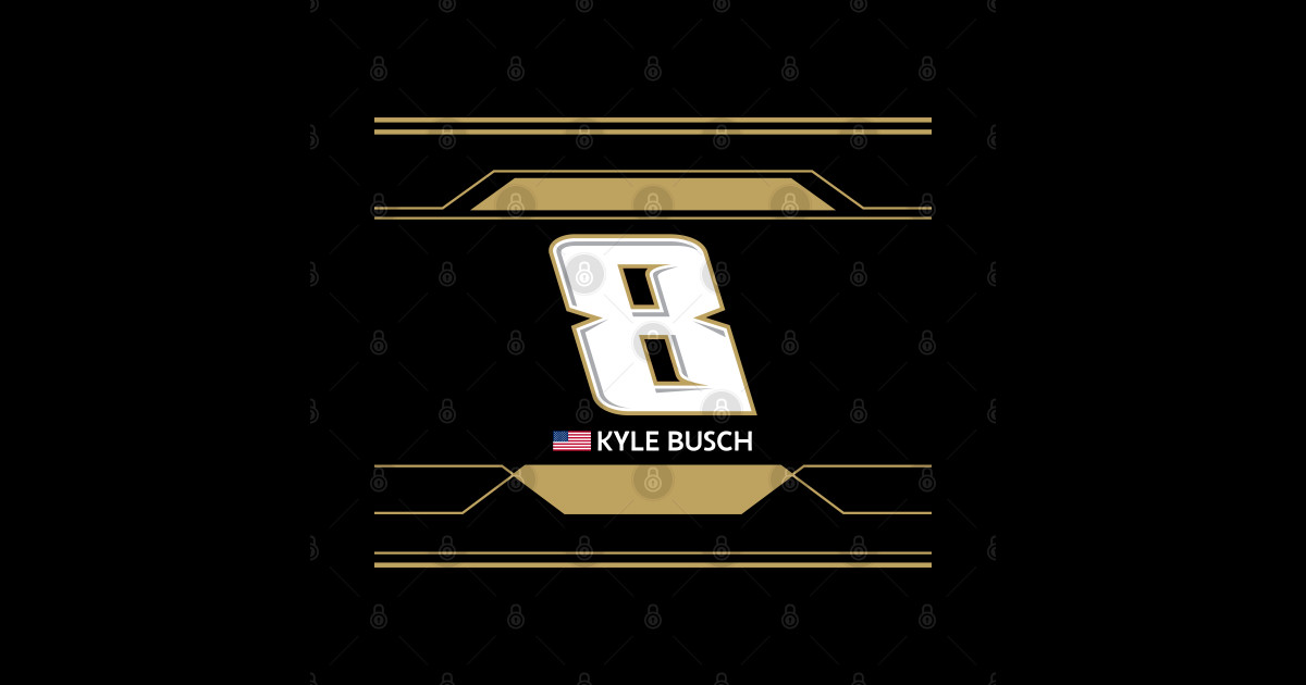 Kyle Busch #8 2023 NASCAR Design - Kyle Busch - Sticker | TeePublic