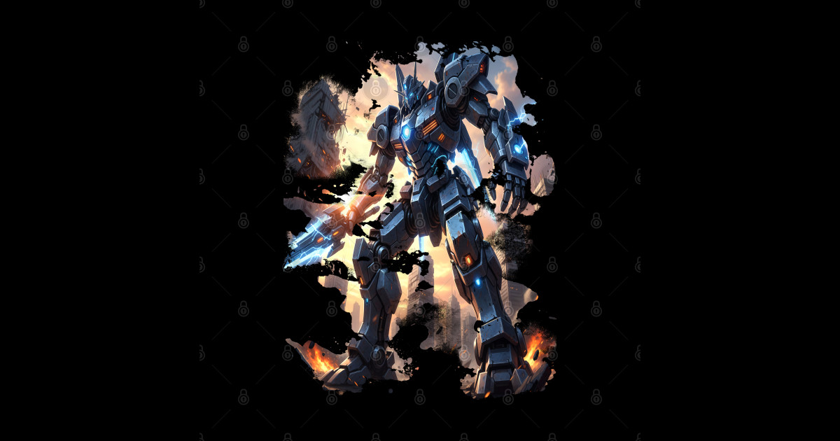 Armored Mecha Titan: Apocalyptic Anime Warrior - Mecha - Posters and ...