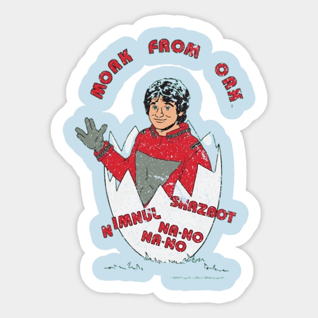 Mork from Ork — Classic - Mork - Sticker | TeePublic