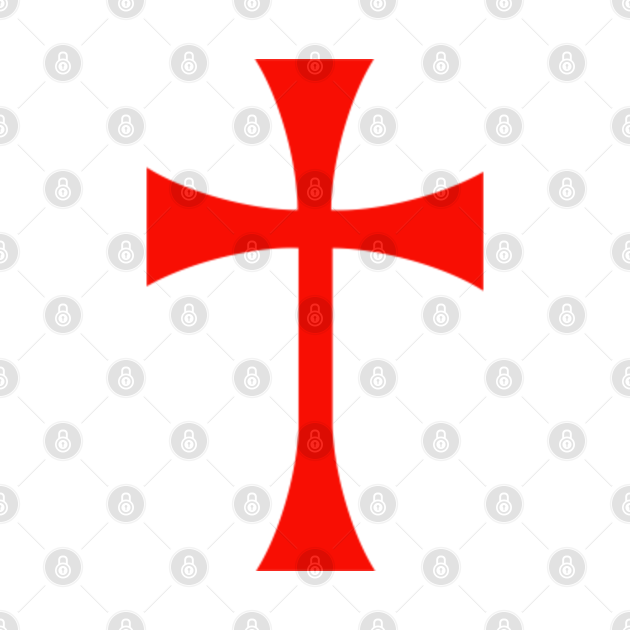 Knights Templar Cross - Knights Templar - Tapestry | TeePublic