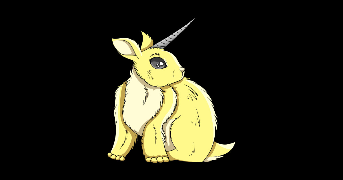 Horned Rabbit - Rabbit - Sticker | TeePublic