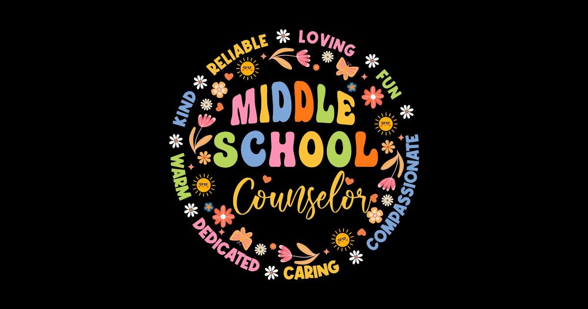Middle School Counselor Groovy Back to School First Day - Back To ...