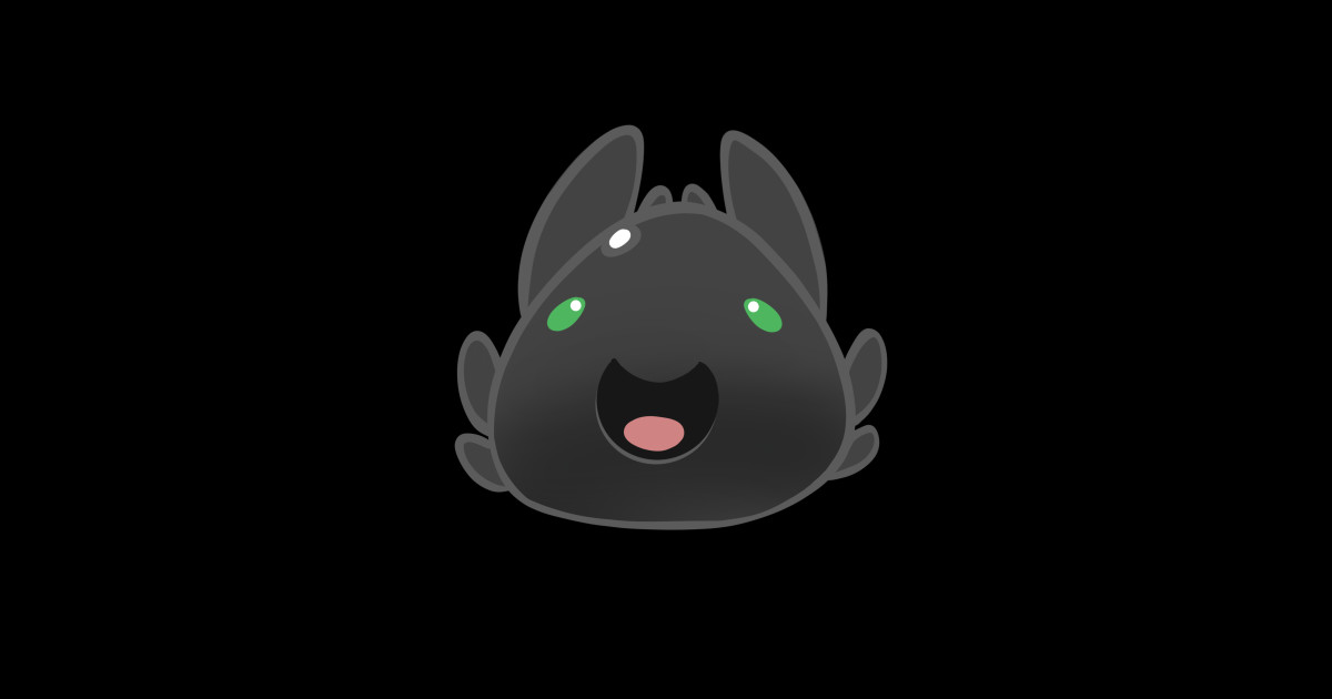 night fury slime - Slime - Sticker | TeePublic