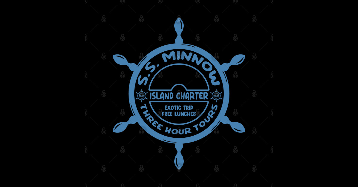 3 hour tours - Ss Minnow - Sticker | TeePublic