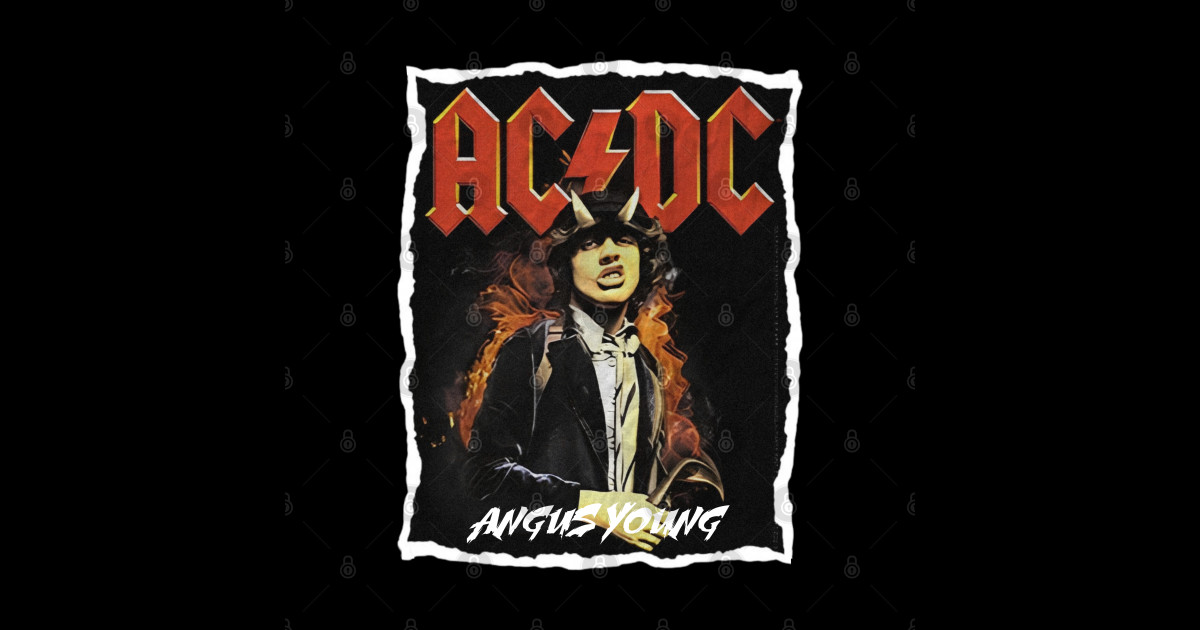 angus young - Angus Young - Sticker | TeePublic