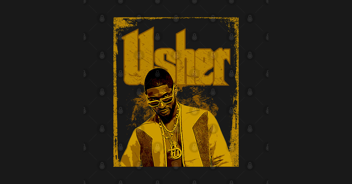Usher - Usher Rapper - T-Shirt | TeePublic