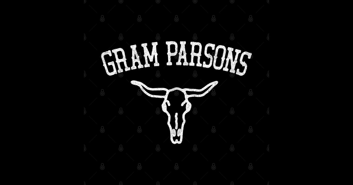 Gram Parsons // Retro Faded Style Design - Gram Parsons - Posters and ...