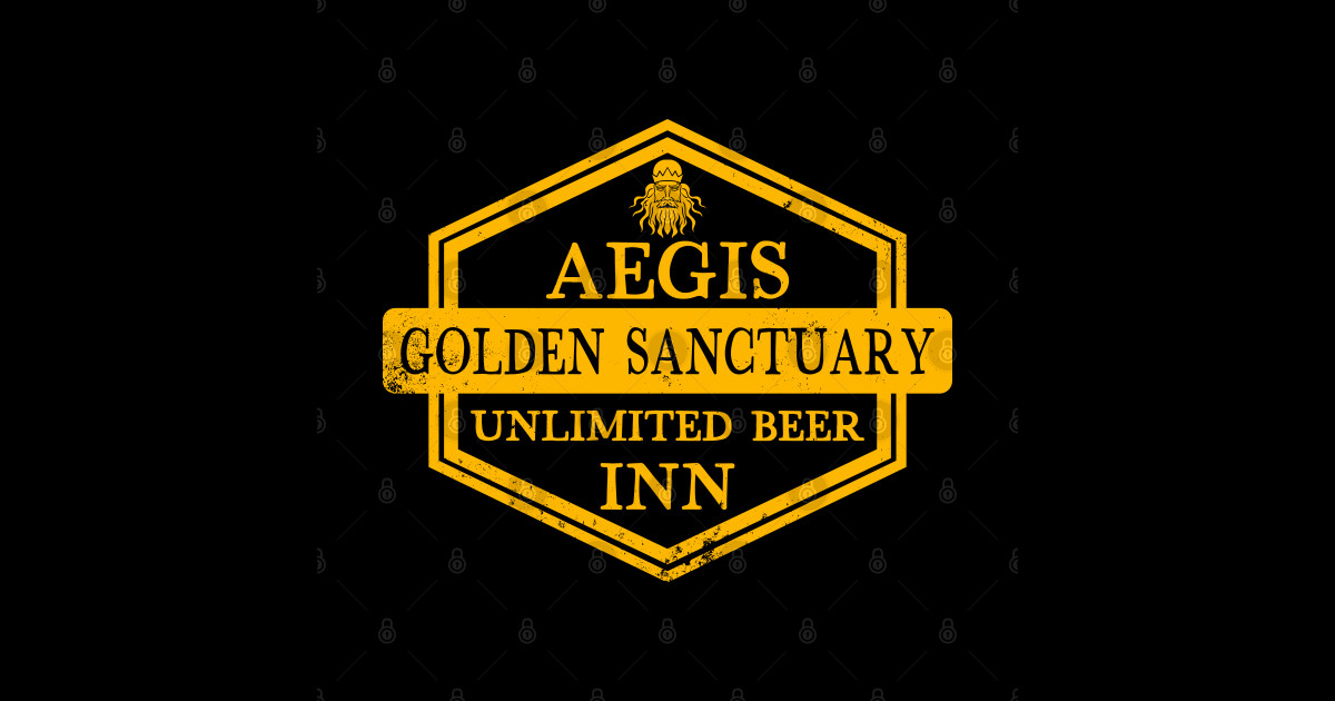 Aegis inn - Beer - Sticker | TeePublic