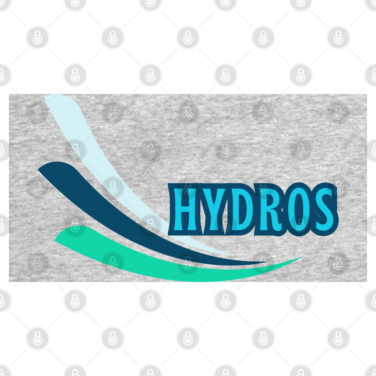 Hydros! Retro Aqua Roostertail Logo - Vintage Logo - T-Shirt | TeePublic