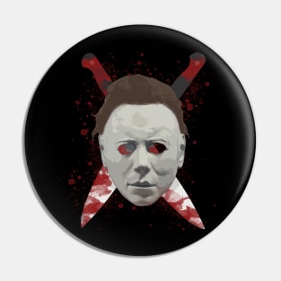 Retro Michael Myers Pins and Buttons for Sale | TeePublic
