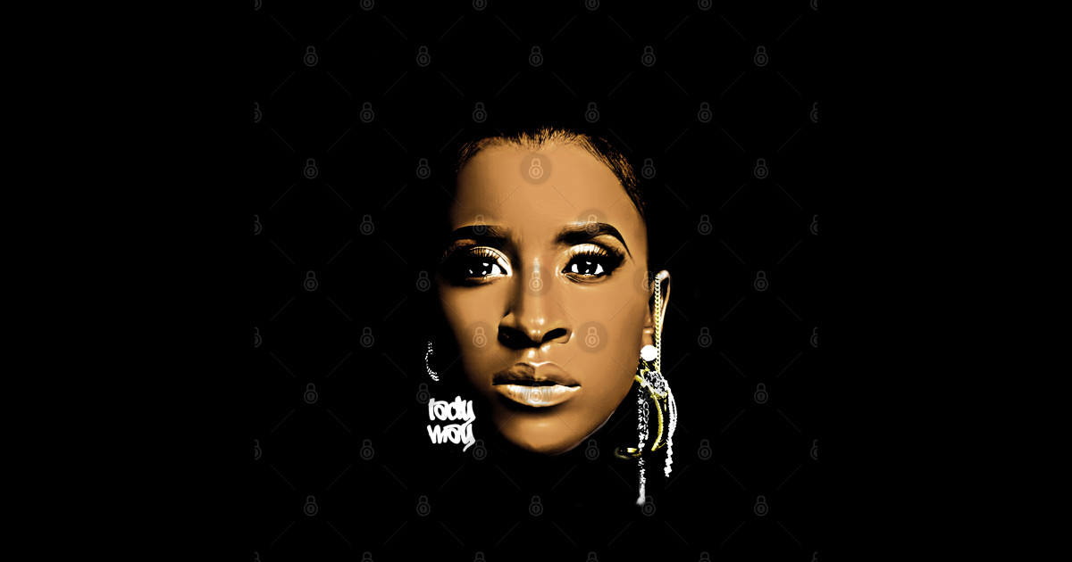 Lady May Rapper face vintage - Lady May - Sticker | TeePublic