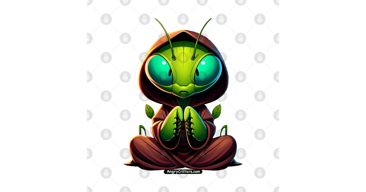 Angry Critters - Praying Mantis - Angrycritters - T-Shirt | TeePublic