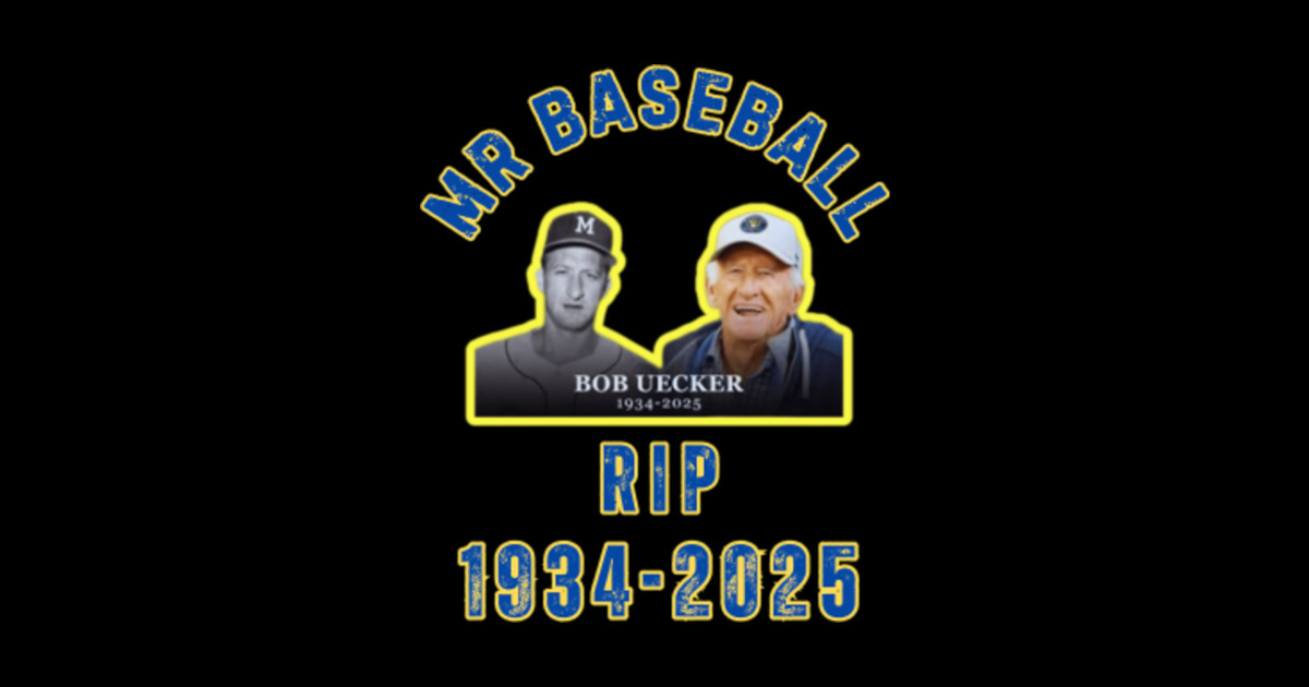 Actor Rest In Peace 1934 2025 - Bob Rip Uecker - Sticker | TeePublic