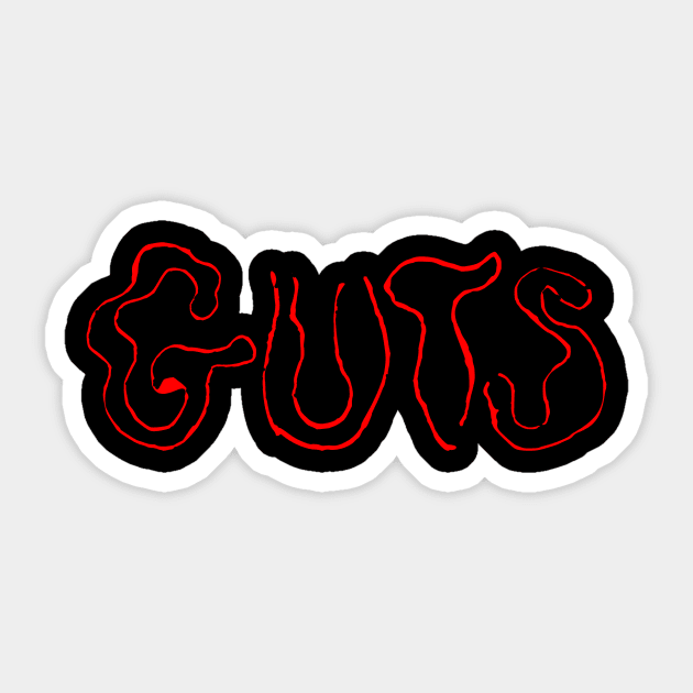 Guts like Zeus - Gut - Sticker | TeePublic
