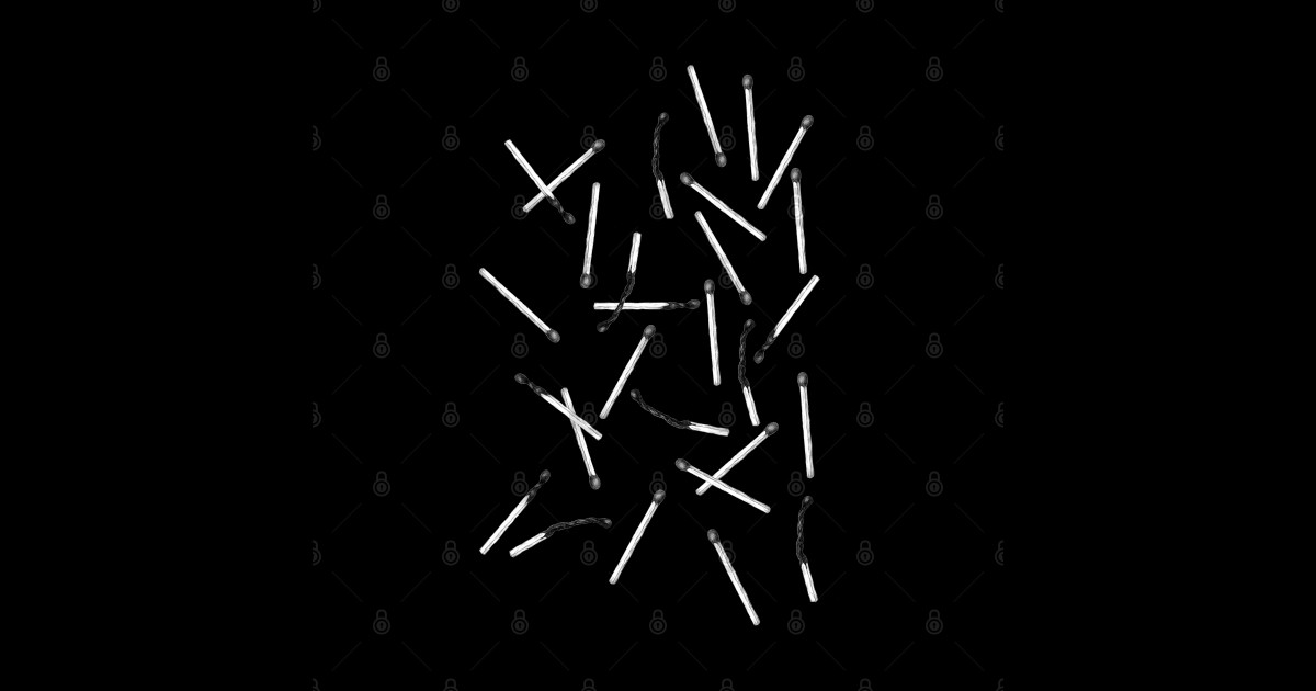 pink matches - Fire - Sticker | TeePublic