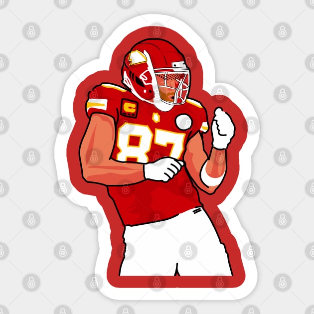 Travis KELCE - Dance celebration - Travis Kelce - Sticker | TeePublic