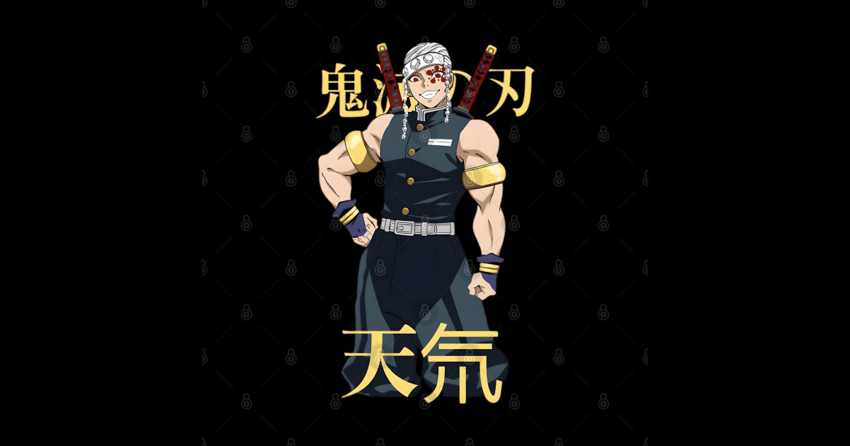 Kimetsu No Yaiba Tengen Uzui - Anime Fan Merchandise - Pin | TeePublic
