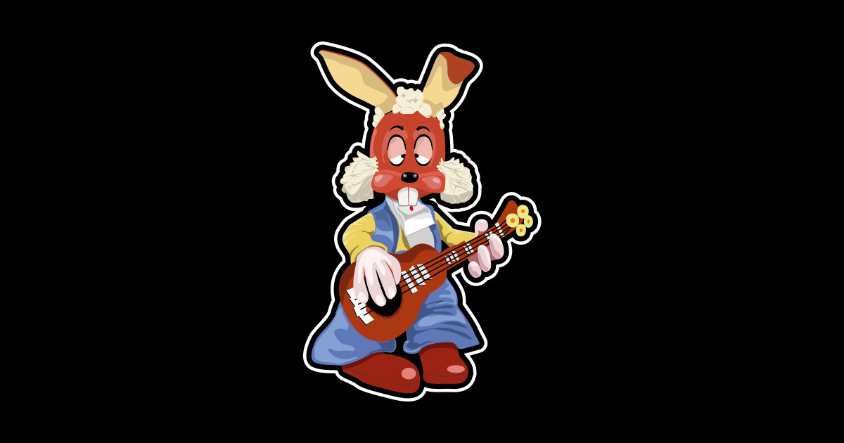 Dylan the Magic Hippie Rabbit - Dylan The Magic Hippie Rabit - Sticker ...