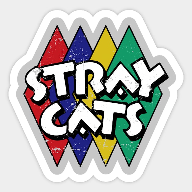 Stray Cats - Stray Cats - Sticker | TeePublic