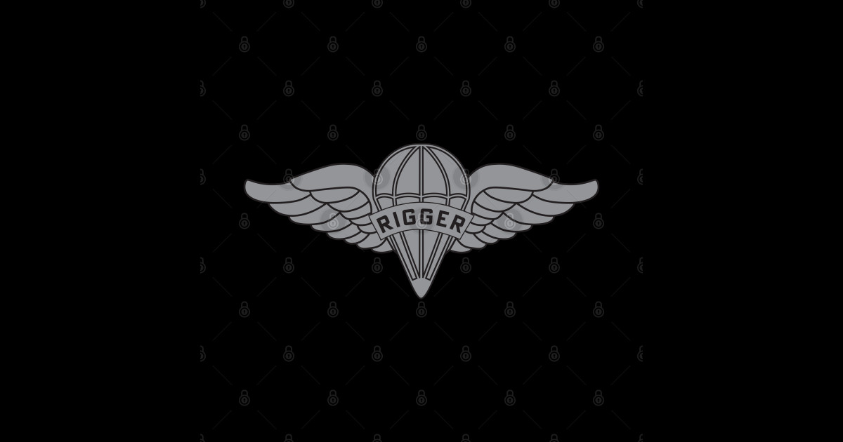 Army Parachute Rigger - Rigger - Sticker | TeePublic
