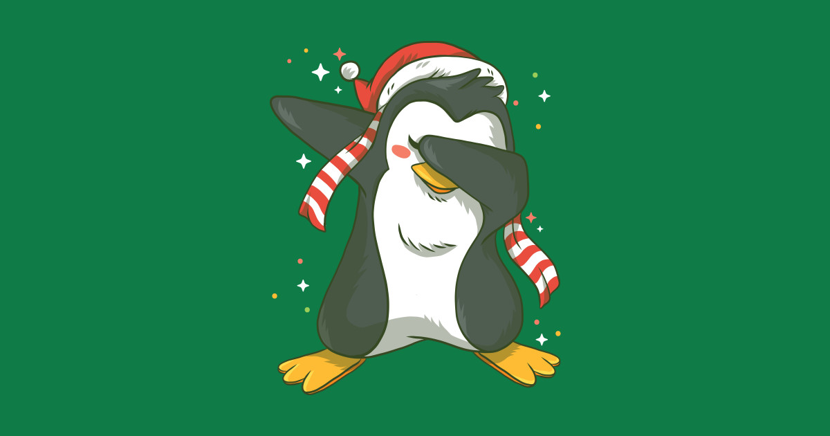 Cute Dabbing Penguin Dab Dance Christmas T-Shirt - Penguin - Kids T ...