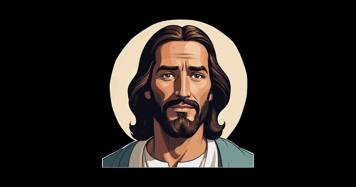 Jesus of Nazareth: Gentle Wisdom - Jesus - Sticker | TeePublic