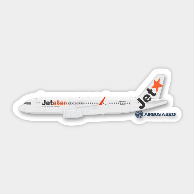 Airbus A320 - Airbus A320 - Sticker | TeePublic