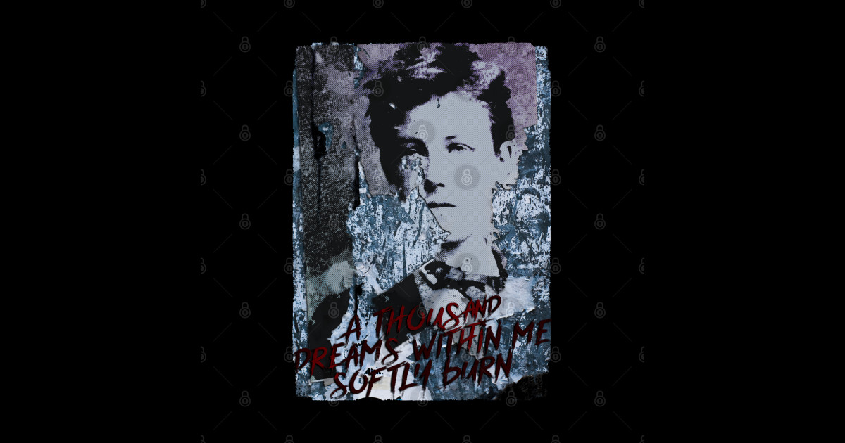 Arthur Rimbaud – Poète Maudit Rebel Tee - Arthur Rimbaud - Sticker ...
