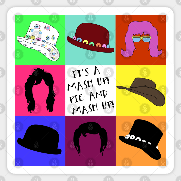 Mash up! - The Mighty Boosh - Sticker | TeePublic