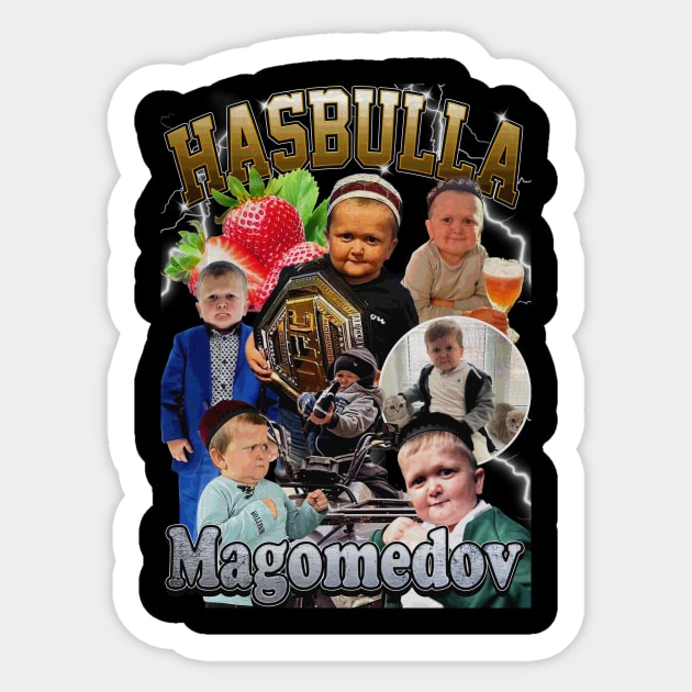 hasbulla magomedov tee - Hasbulla - Sticker | TeePublic