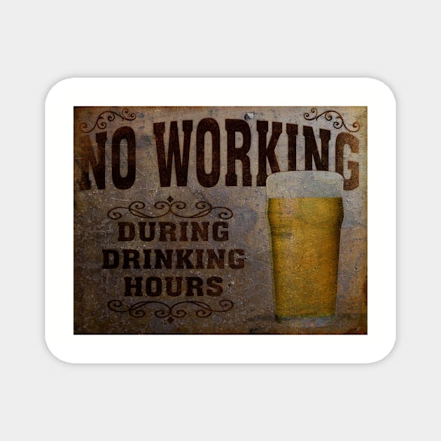 Old Beer Sign - Beer - Magnet | TeePublic