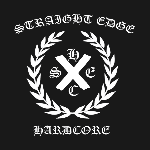Straight Edge Hardcore - Hardcore - T-Shirt | TeePublic