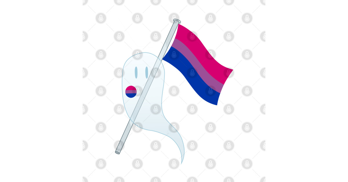 Pride Ghosts - Bisexual - Bisexual - T-Shirt | TeePublic
