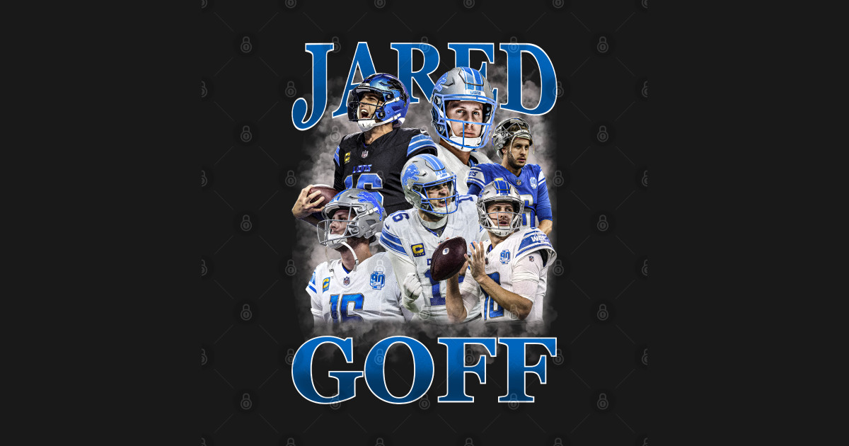 Jared Goff Vintage - Jared Goff - T-Shirt | TeePublic
