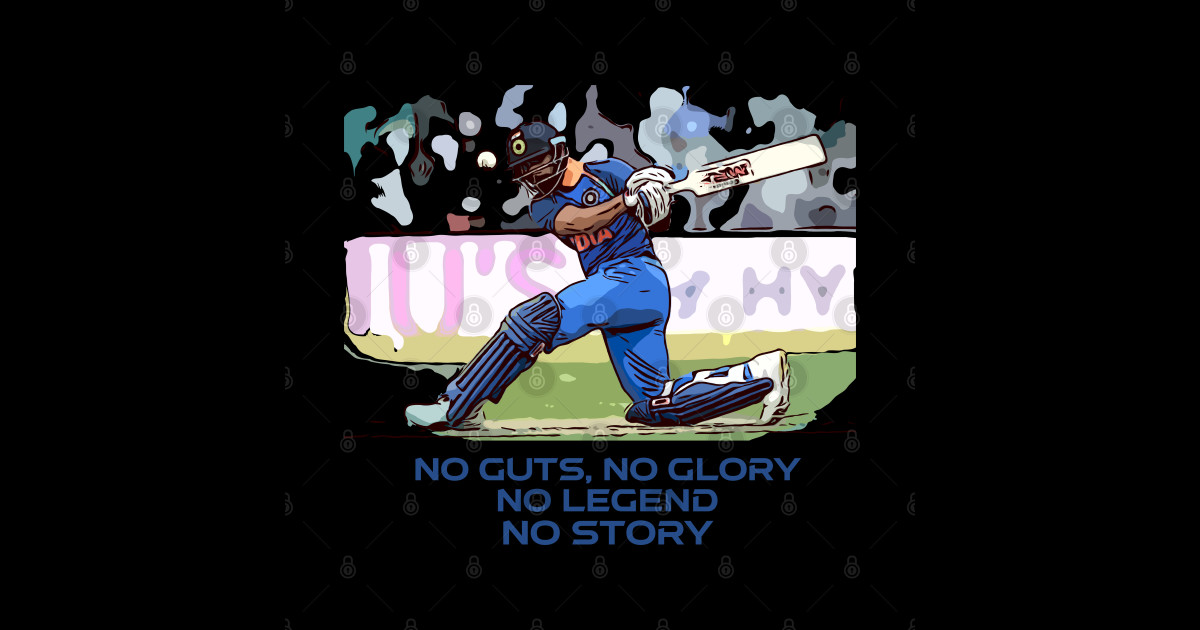 Indian cricket Team - Indian Cricket - Sticker | TeePublic