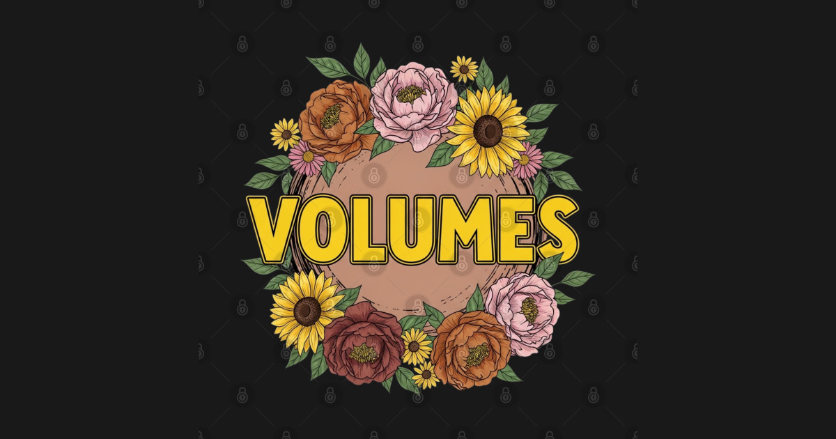 Volumes Floral Wreath - Volumes Band - T-Shirt | TeePublic