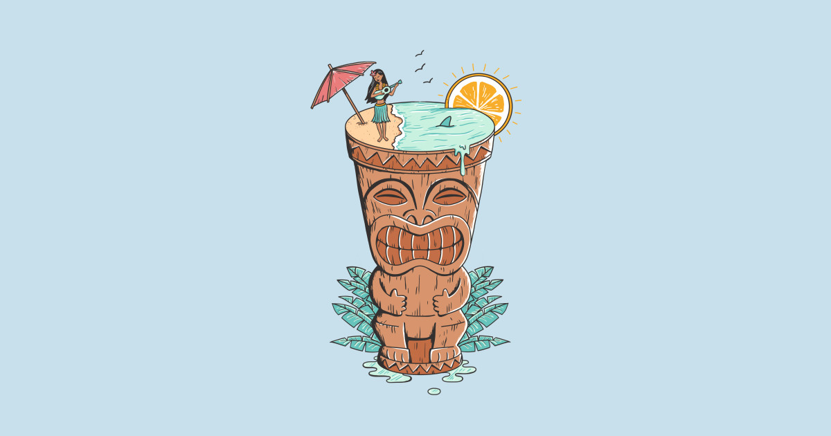 Tiki drink - Tiki - T-Shirt | TeePublic