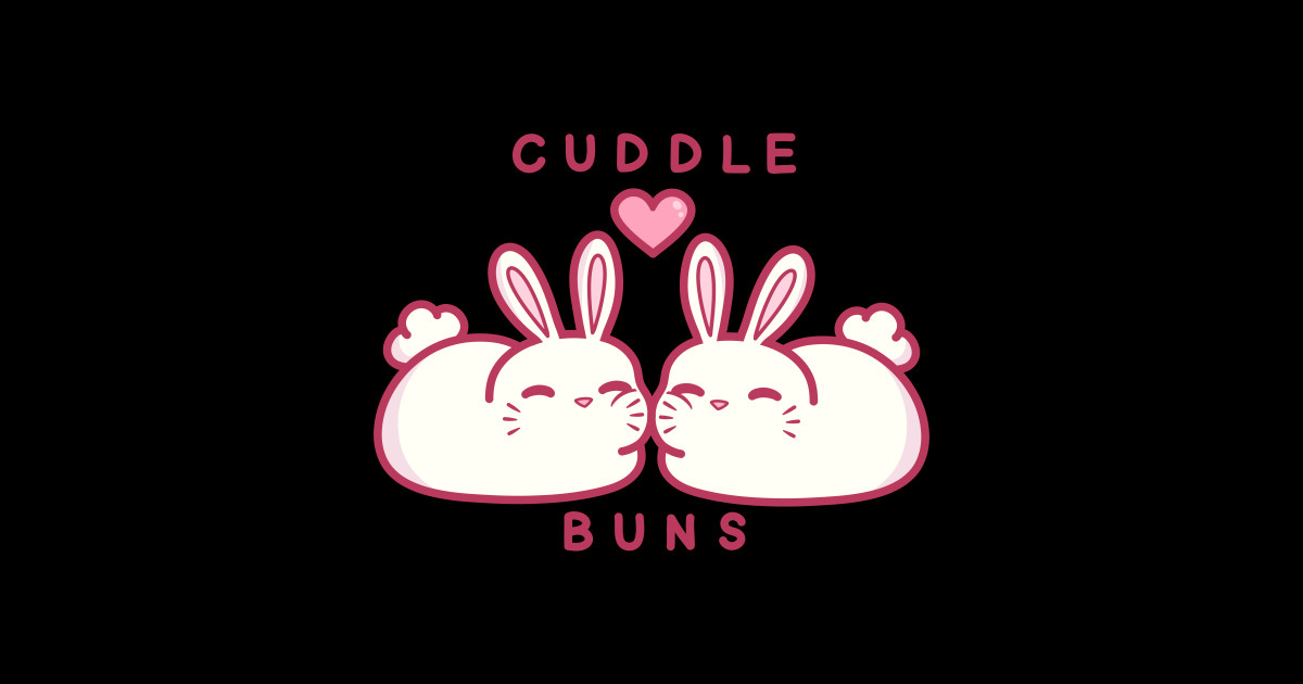 Cuddle Buns - Bunny - Sticker | TeePublic