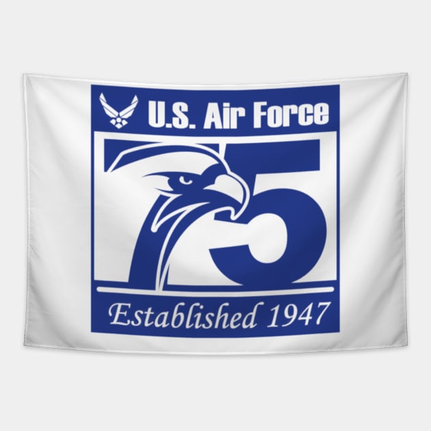 United States Air Force USAF 75th Anniversary - Usaf - Tapestry | TeePublic