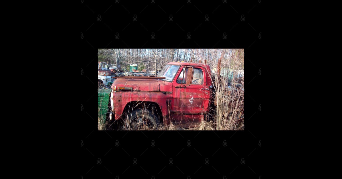 Red Truck - Truck - Sticker | TeePublic