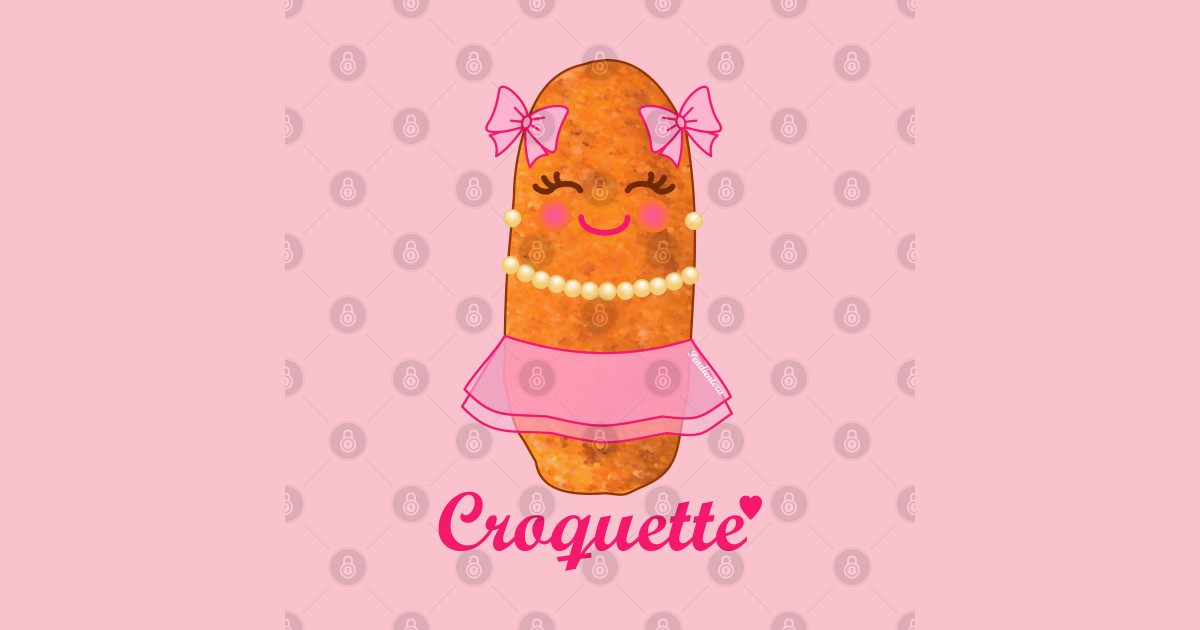Cute coquette croquette - Croquettes - T-Shirt | TeePublic