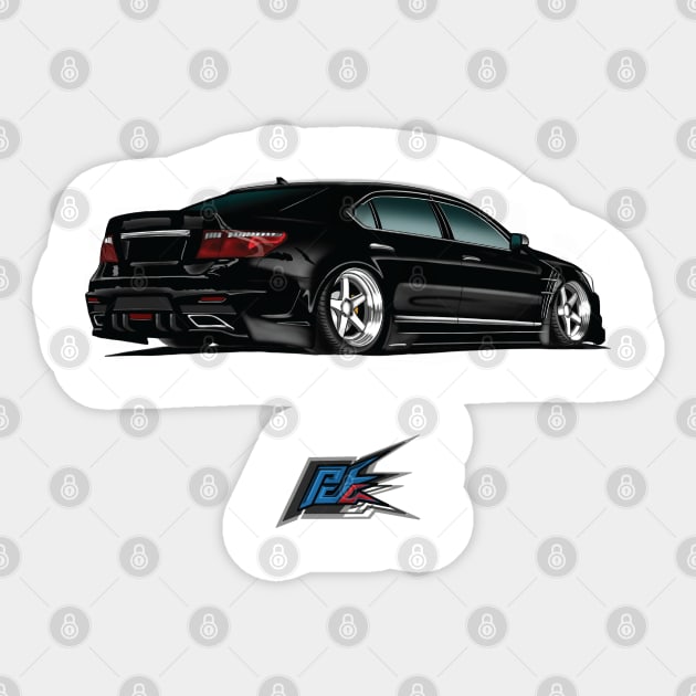 lexus ls400 - Lexus Ls500h - Sticker | TeePublic