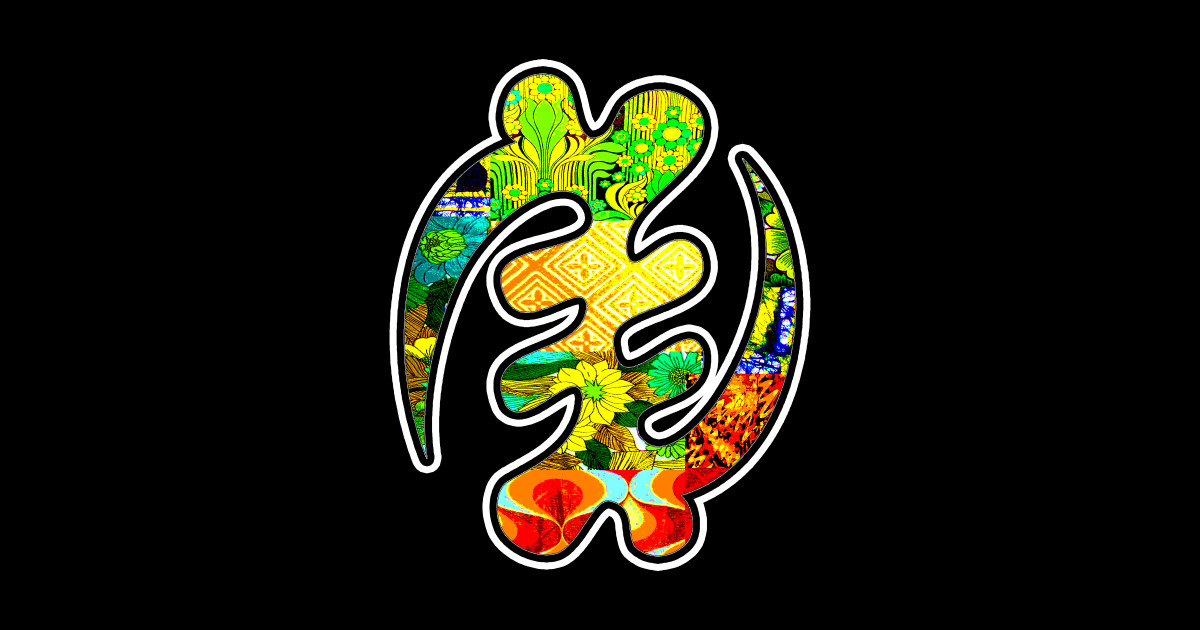 Gye Nyame Green and Gold - Gye Nyame Adinkra Symbol - Sticker | TeePublic