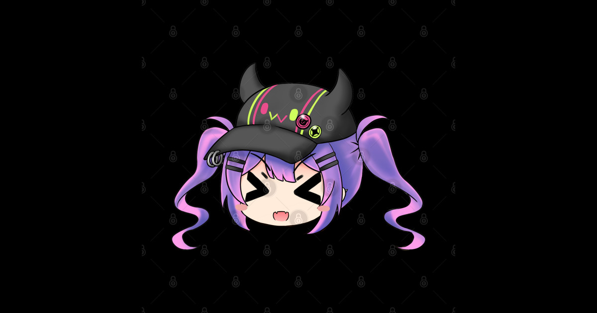 Tokoyami Towa Chibi - Virtual Youtuber - Magnet | TeePublic