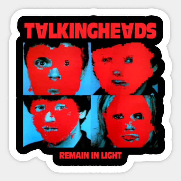 Talking Heads Vintage By Duitan Ward - Talking Heads - Sticker | TeePublic