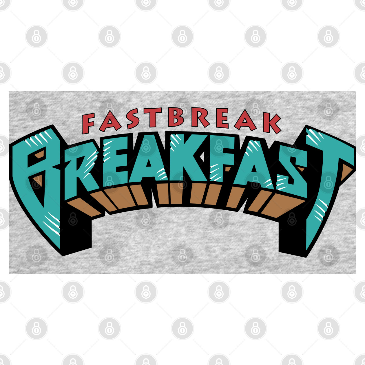 Fastbreak Breakfast Throwback Grizzlies logo - Nba - Hoodie | TeePublic