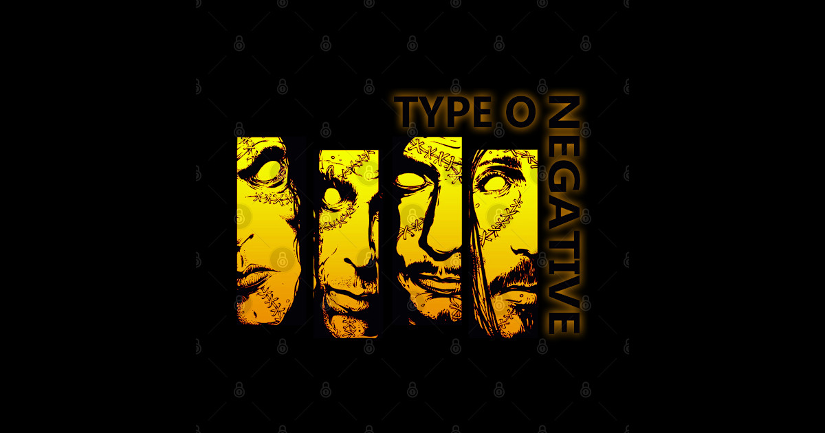 Type O Negative-Poster Design - Music - Sticker | TeePublic