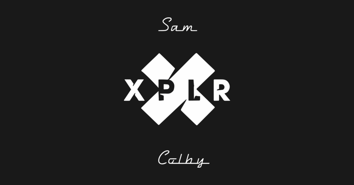 Sam And Colby Iconic XPLR Logo Minimalist Black White - Sam And Colby ...