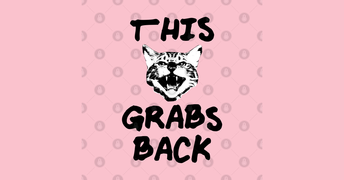 This Cat Grabs Back - Cat - T-Shirt | TeePublic