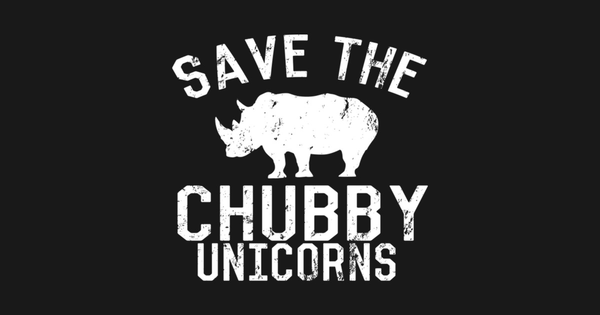Save The Chubby Unicorns Fat Rhino - Fat Rhino Rescue - T-Shirt | TeePublic